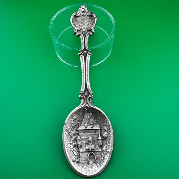 FRIELING ZINN | Other | Vintage 979 German Pewter Collectors Spoon Year ...